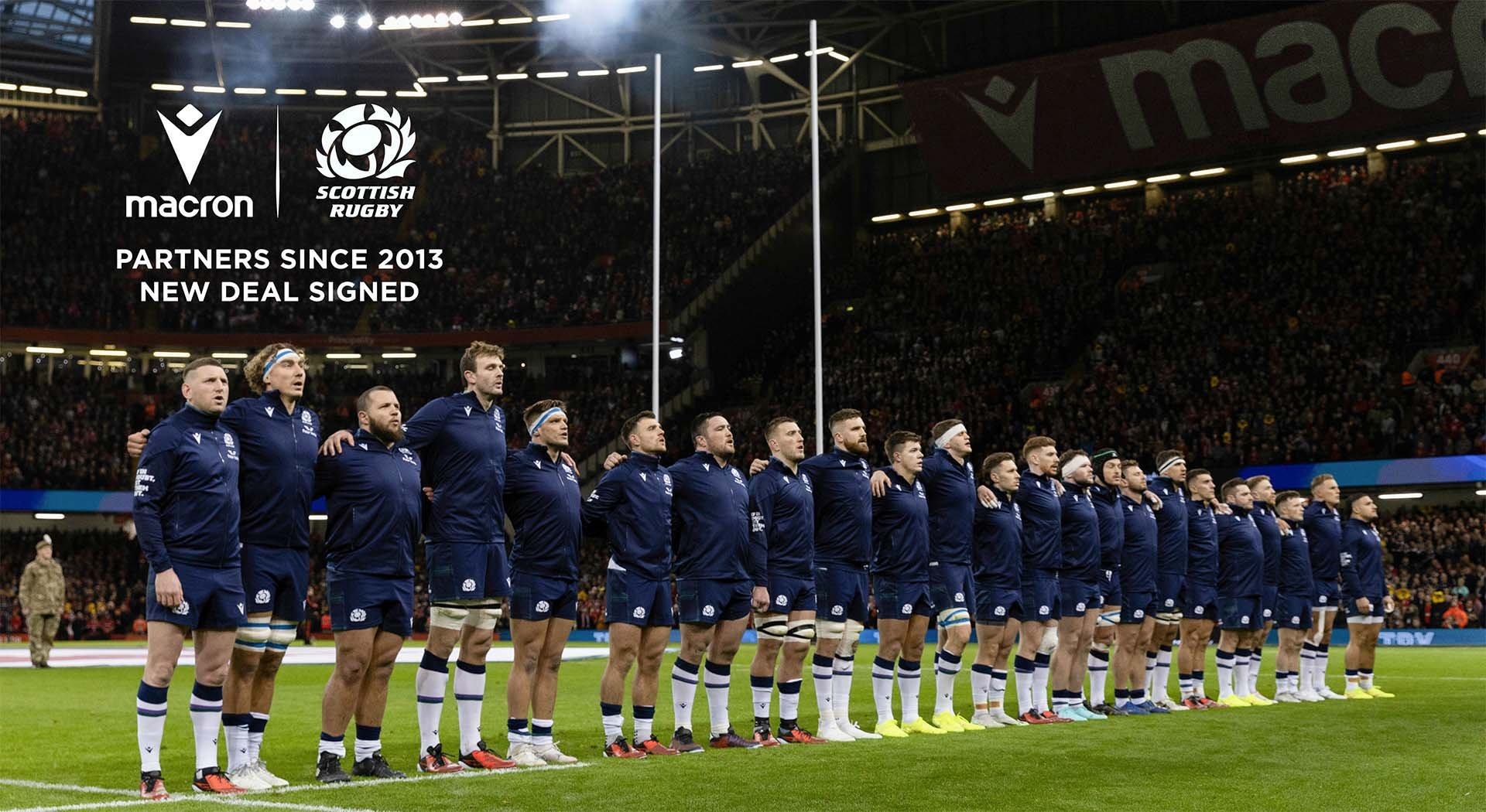 Macron’s partnership with Scottish Rugby extended | Worldwide Shipping