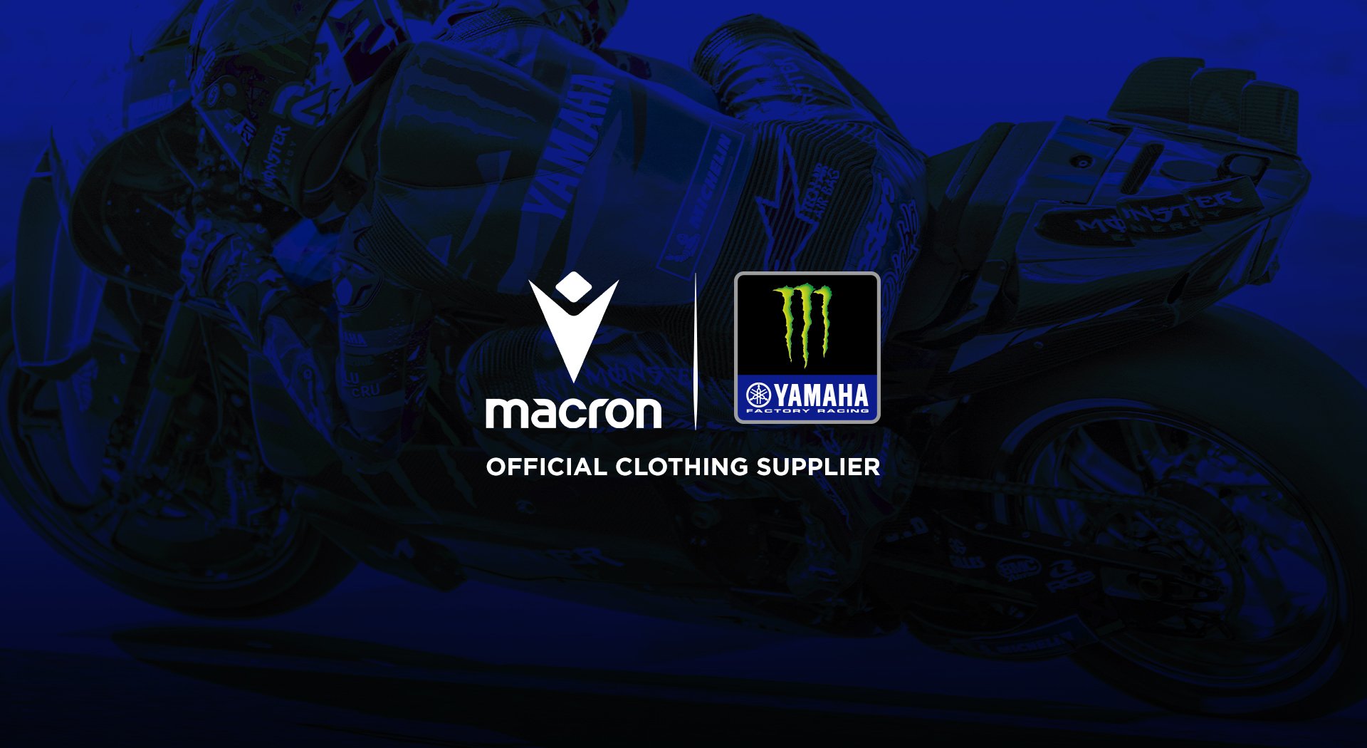 Macron è Official Clothing Supplier del Team Monster Energy Yamaha ...