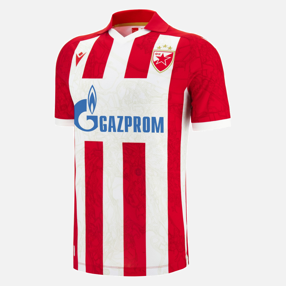 Red Star Belgrade 2026/27 adults' home match jersey | Macron Technical ...